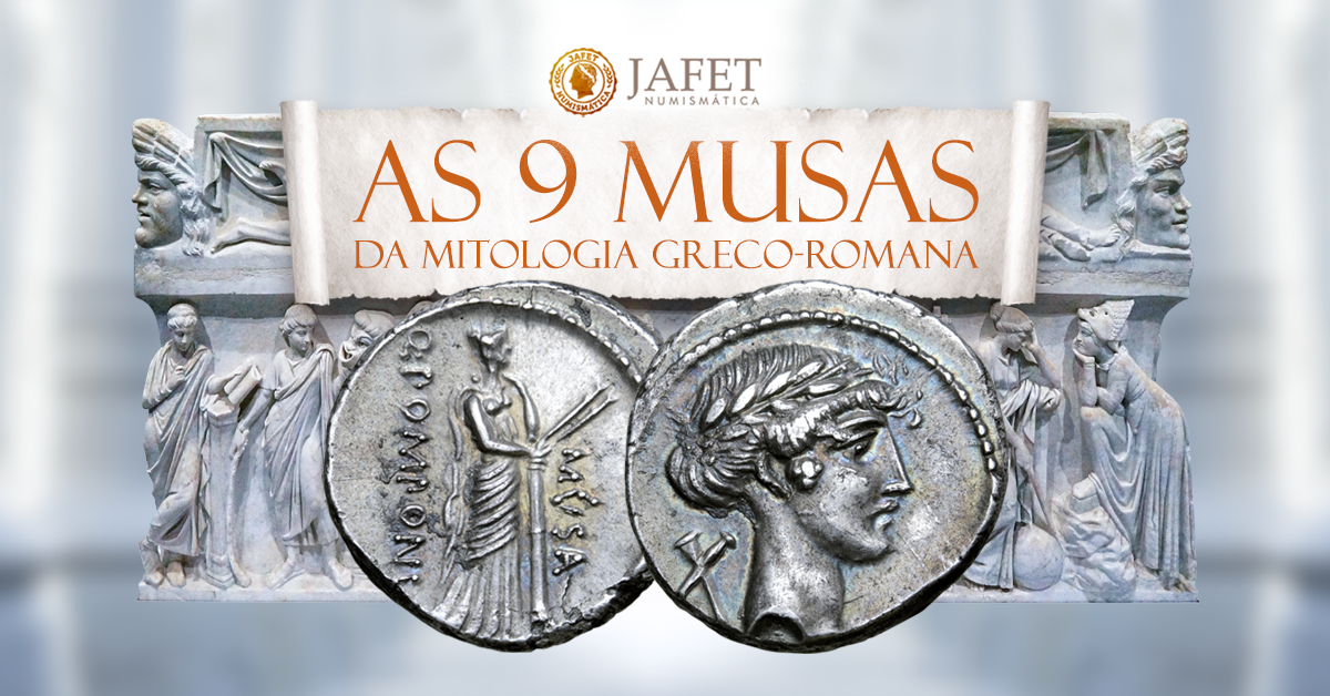 As 9 Musas da Mitologia Grega e suas moedas romanas