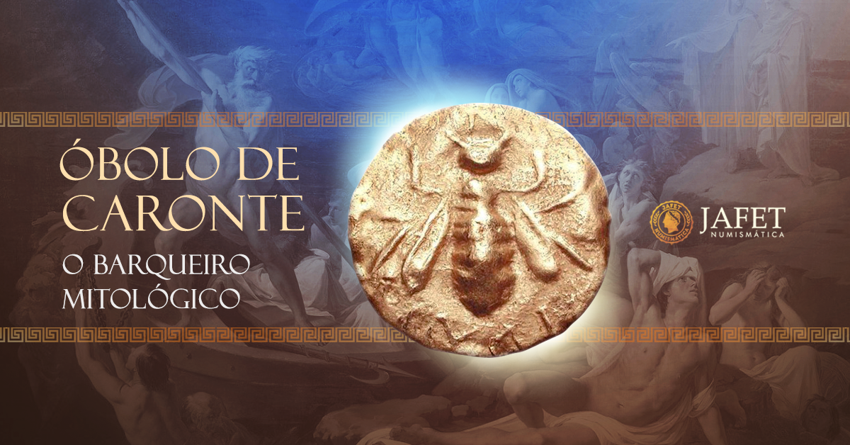 Obol de Caronte, o Barqueiro da Mitologia Grega · Jafet Numismática