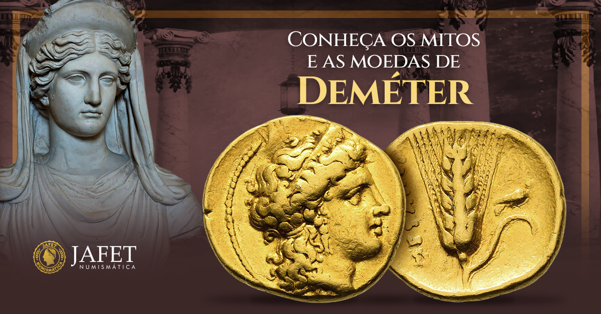 Deméter: os mitos e as moedas da deusa grega da agricultura