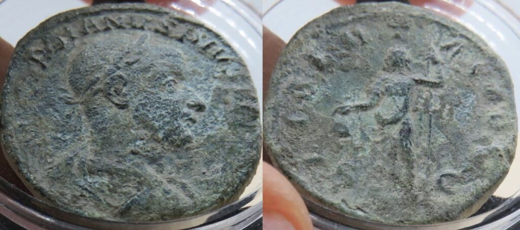 Sestercio do imperador romano Gordian III -Reverso Libertas · Jafet ...
